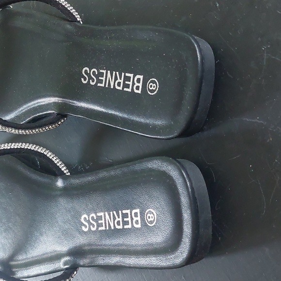 Berness | Shoes | Brand New Never Worn Gorgeous Rhinestone Strap ...